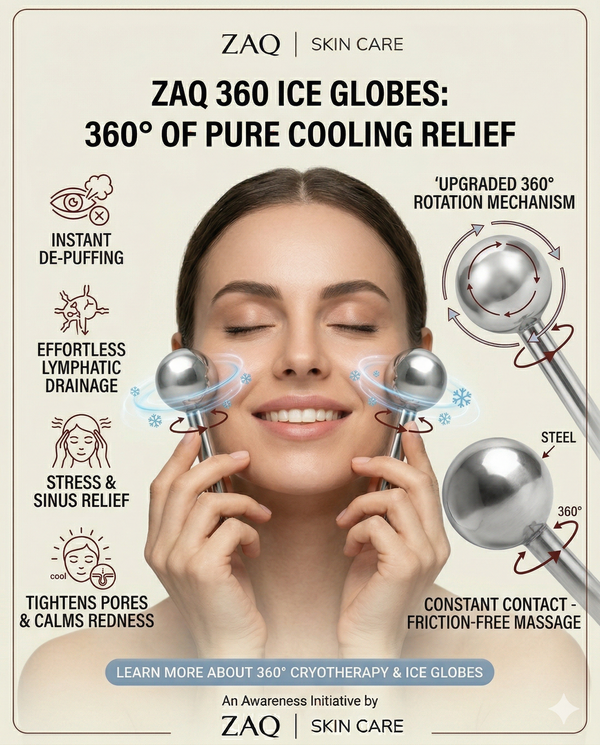 The Science of 360° Cryotherapy & Ice Globes | ZAQ Skin Care