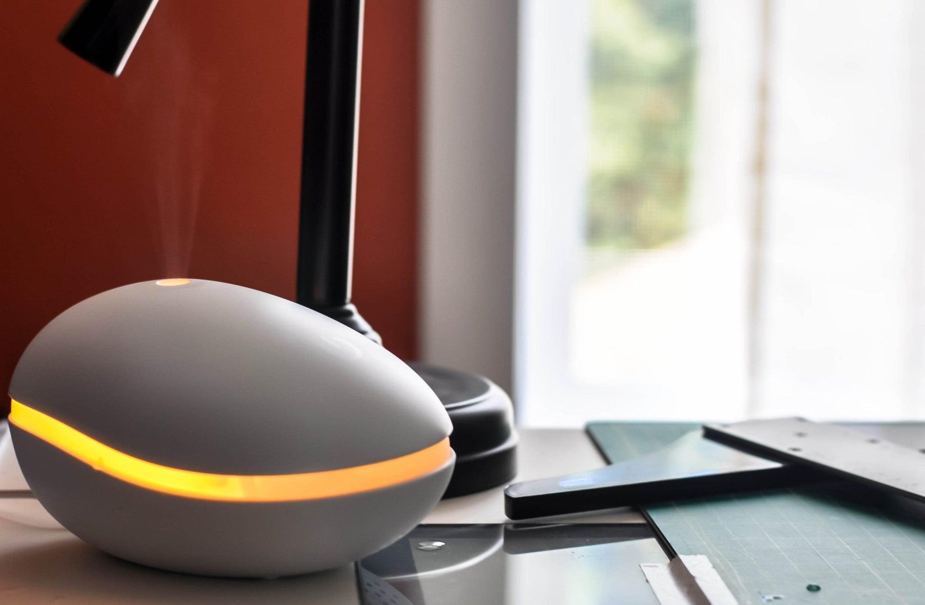 ZAQ Pebble Aromatherapy Essential Oil Diffuser with Remote